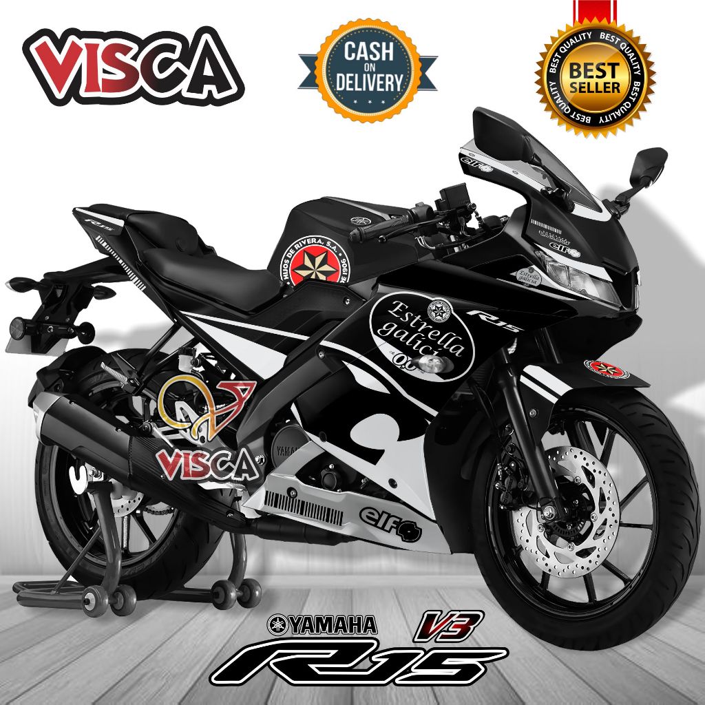 Jual Decal R15 V3 Full Body / Striping R15 V3 Fullbody / Stiker Dekal ...