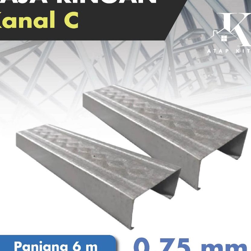 Jual HJ6 Baja Ringan 75 mm Kanal C CNP Baja Ringan C75 Truss C75 ...