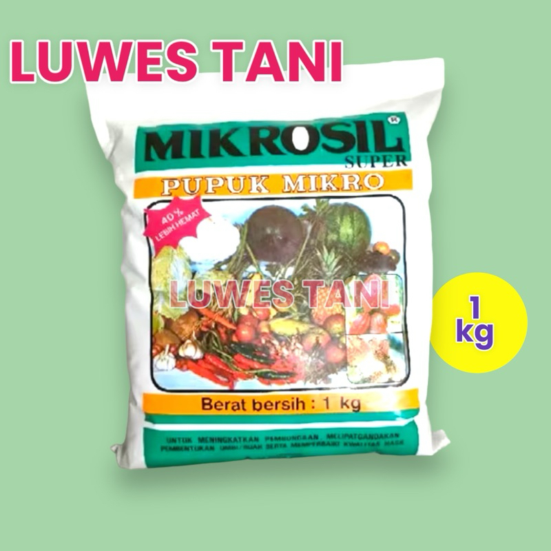 Jual PUPUK MIKRO MIKROSIL SUPER 1 KG - Pupuk mikro lengkap tanaman ...