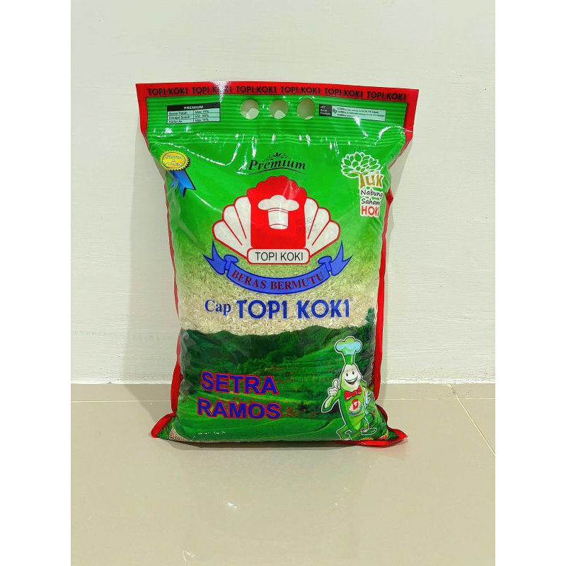 Jual Beras topi koki 5 kg | Shopee Indonesia