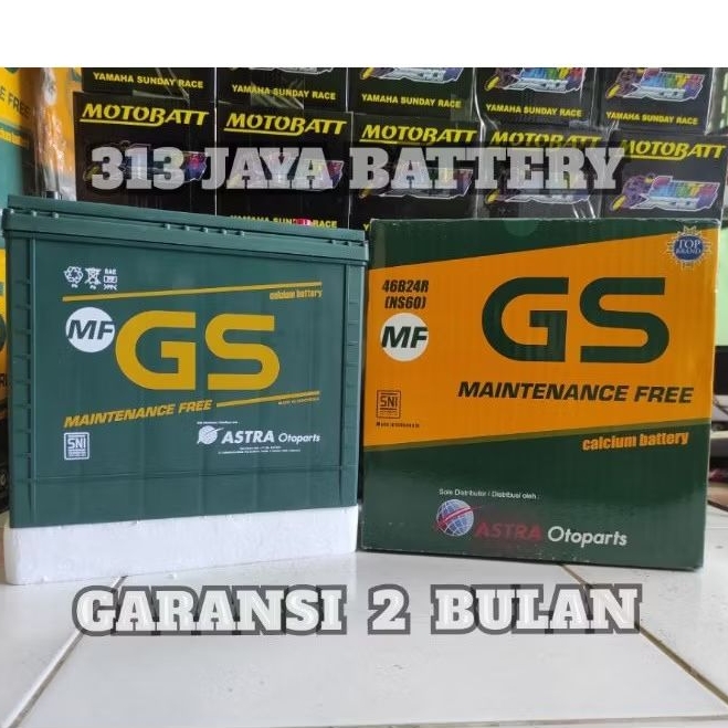 Jual Aki kering Ns60 45amper GS ASTRA Otoparts Avanza-Xenia | Shopee Indonesia