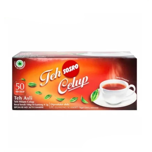 Jual SOSRO Teh Celup Hitam 50 Kantung Celup | Shopee Indonesia