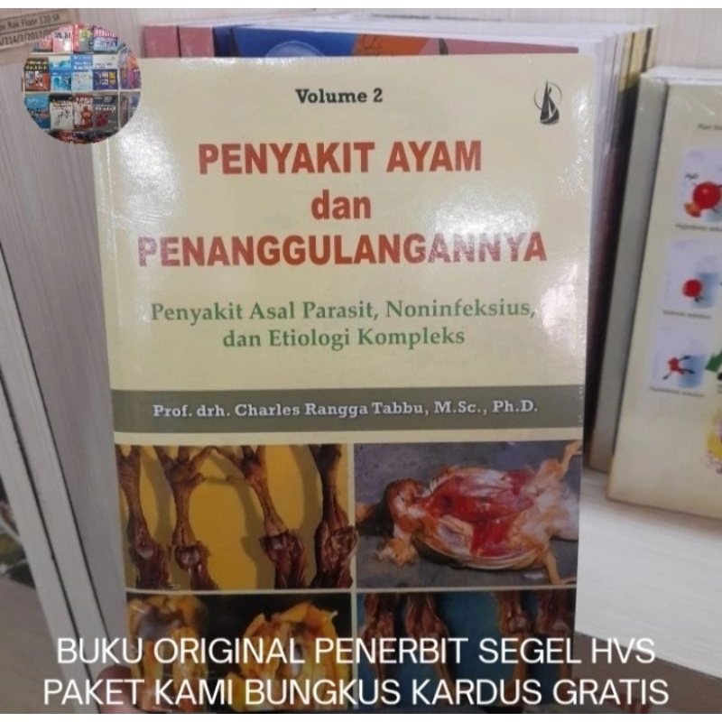 Jual Buku Original Penyakit Ayam dan Penanggulangannya Volume 2: Penyakit Asal Parasit ...