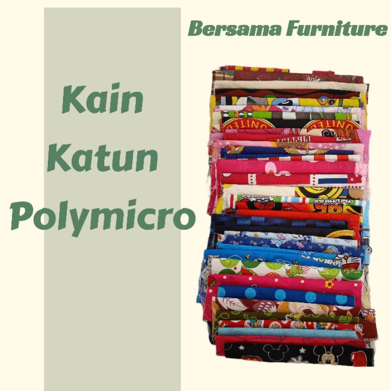Jual Bahan kain katun polymicro/kain disperse/kain sprei/kain kasur ...