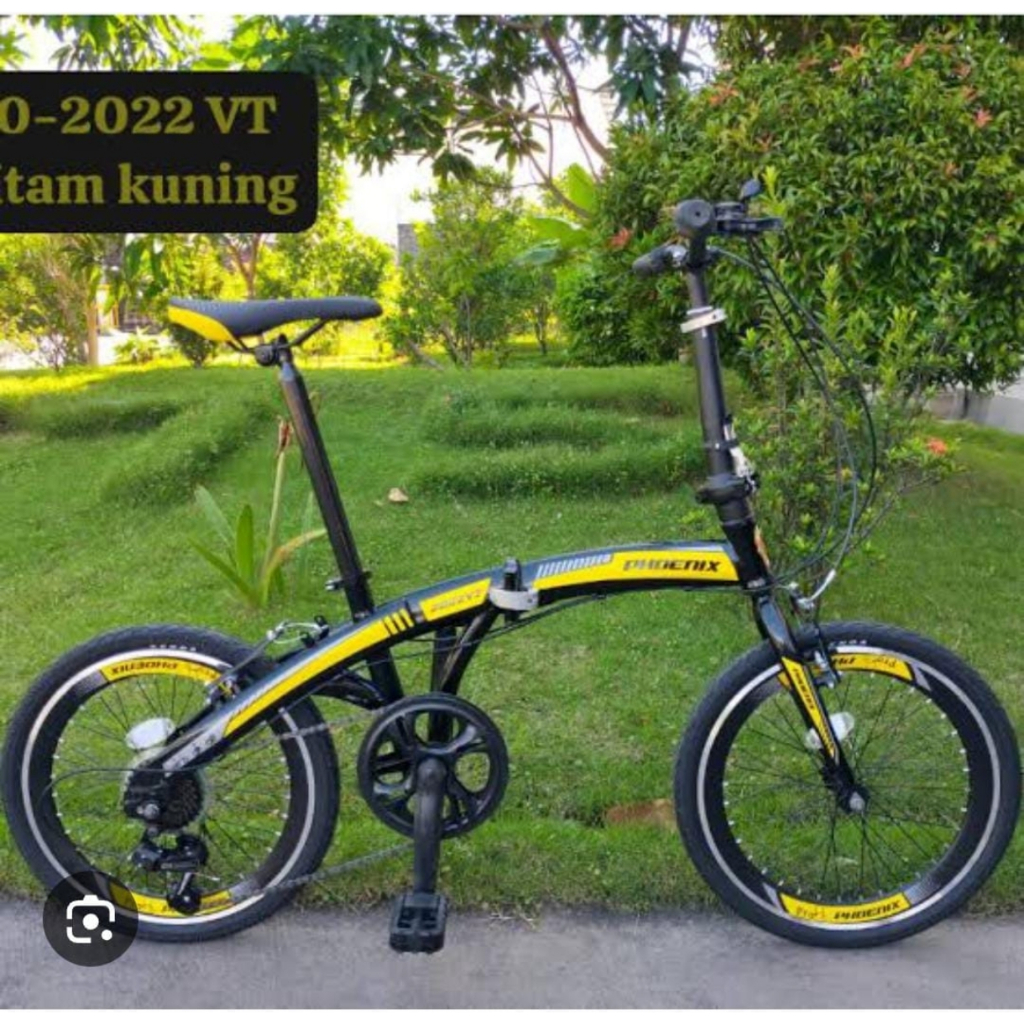 Jual SEPEDA LIPAT FOLDING BIKE PHOENIX 2022 VT UKURAN 20 INCH TERBARU ...