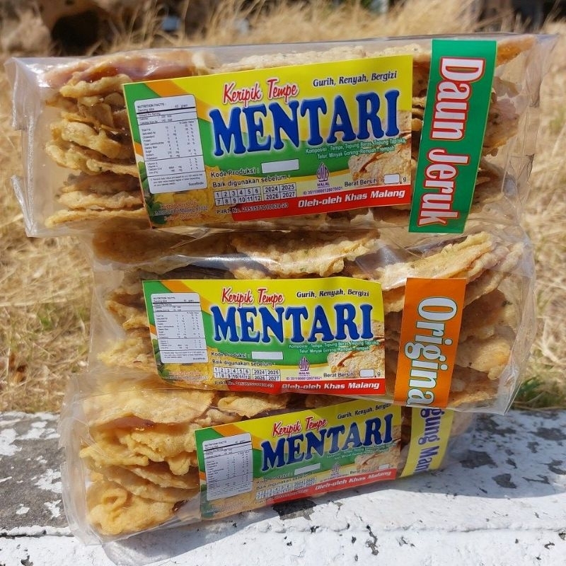Jual Keripik Tempe cap Mentari / kripik tempe Malang / oleh oleh khas ...