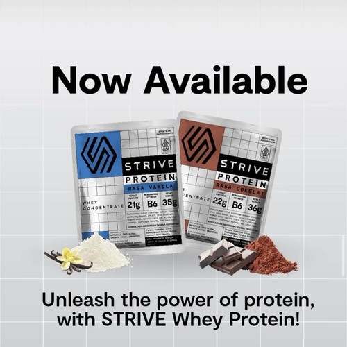 Jual Strive Whey Protein susu supplement recovery pemulihan otot Vanila ...