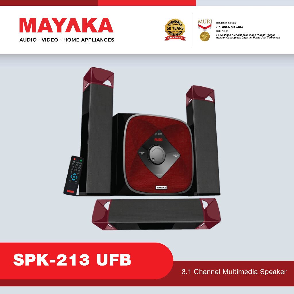 Jual MAYAKA Speaker Aktif Multimedia - SPK-213U FB - Garansi Resmi 1 ...