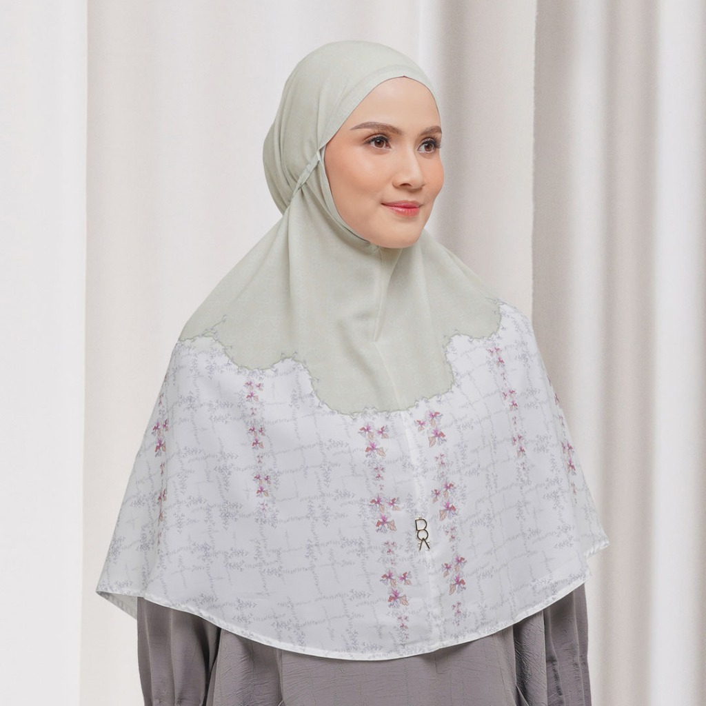 Jual DOA - Baiti Silene Khimar (Timeless) - Broken White | Shopee Indonesia