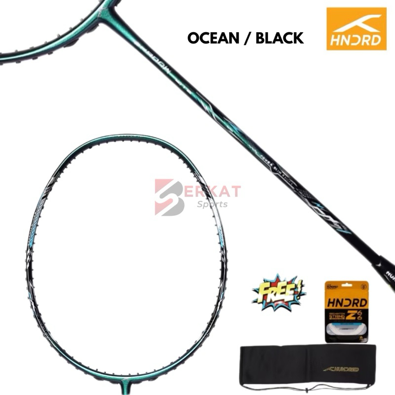 Jual NEW! Raket Badminton Hundred HNDRD Shadow Lite Ocean / Black ...