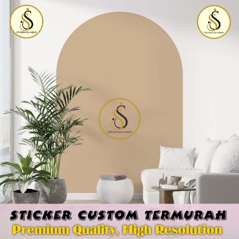 Jual WALLPAPER STIKER CUSTOM/STIKER ARCH/STICKER DEKORASI/WALLDECAL ...