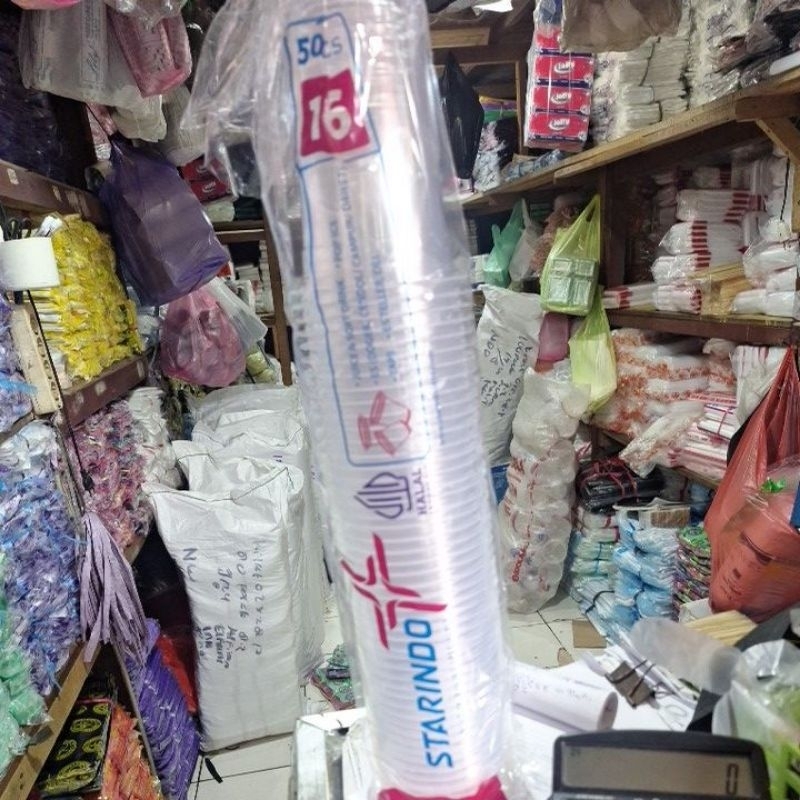 Jual gelas starindo 16 Tebal(50pcs) | Shopee Indonesia