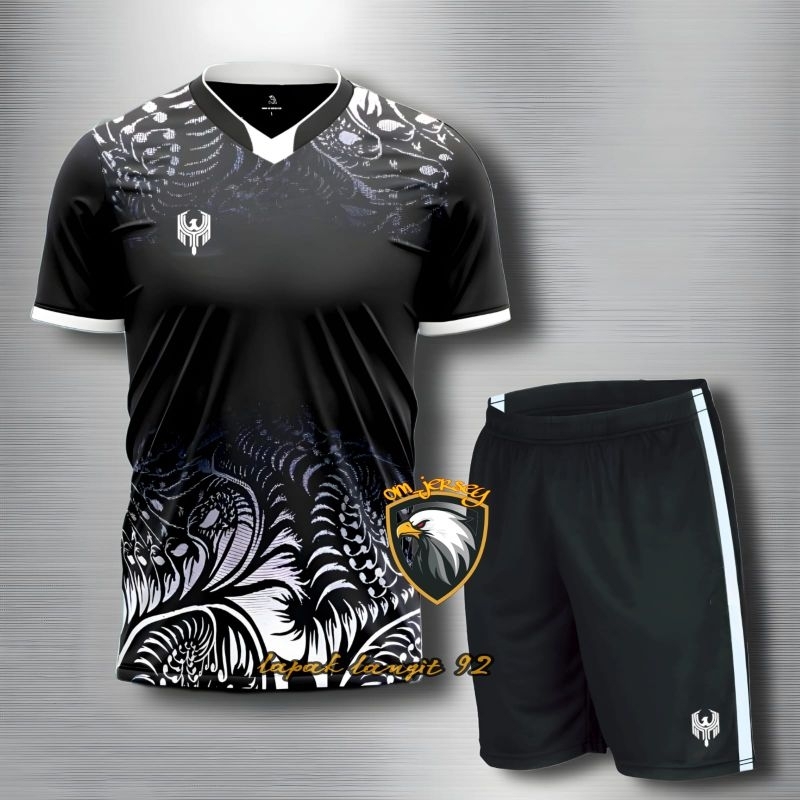 Jual Setelan Jersey Bola Dewasa Gratis Custom Nameset Baju Bola Futsal Voli Running Pria Wanita ...