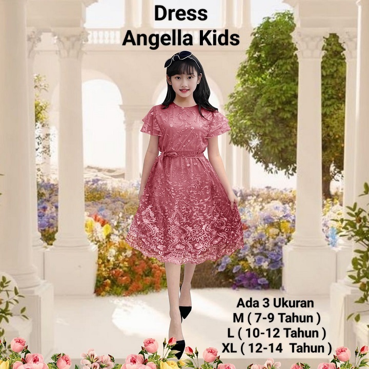 Jual Dress Anak Perempuan Abg Terbaru Koreaan Style Full Brokat Mutiara ...