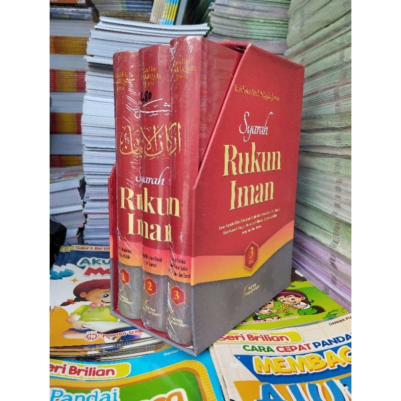 Jual [Original] Buku Syarah Rukun Iman Lengkap 3 Jilid Edisi Terbaru Terlengkap by Yazid bin ...