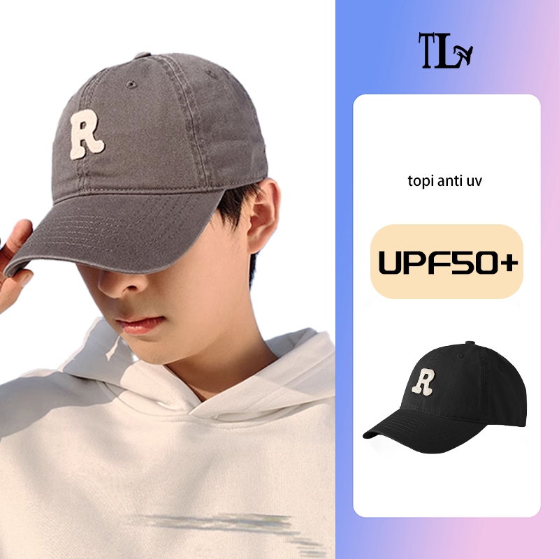 Jual TL topi anti uv/topi baseball wanita/topi korean style/topi sport ...