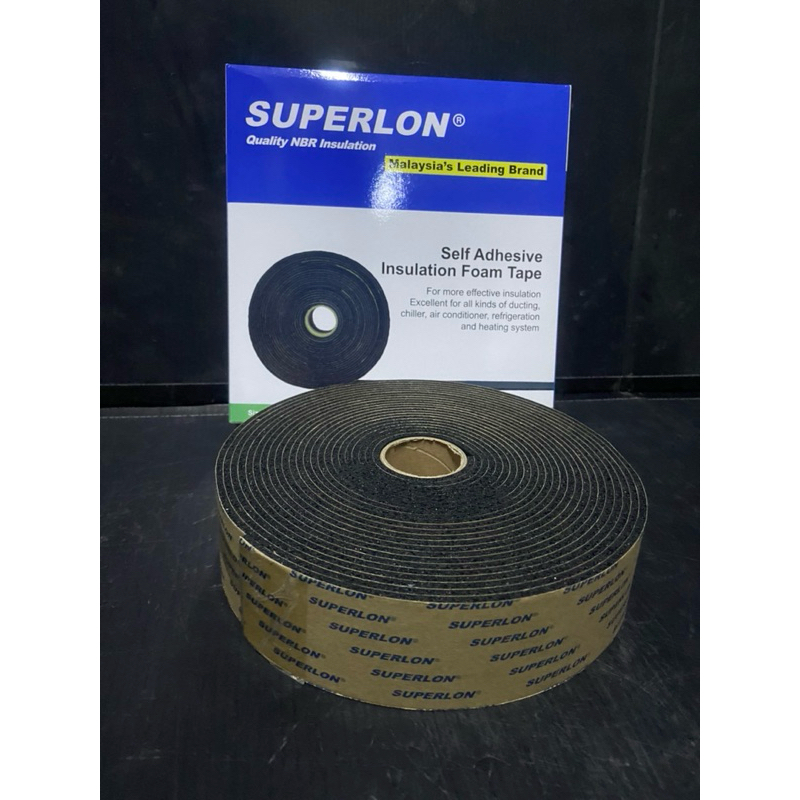 Jual SUPERLON SELF ADHESIVE INSULATION FOAM TAPE | Shopee Indonesia