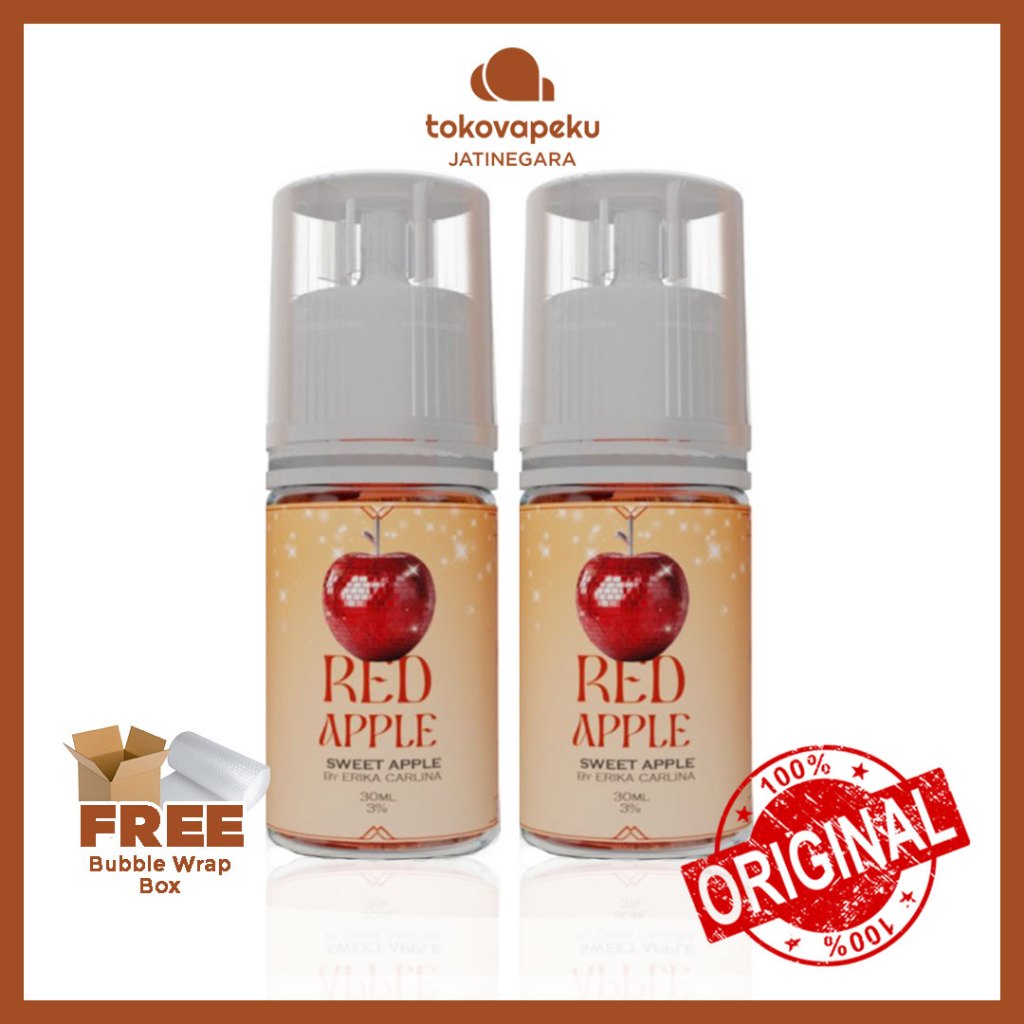 Jual FOOM RED APPLE SWEET APPLE SALTNIC 30MG FOOM RED APPLE 30ML ORI by ...