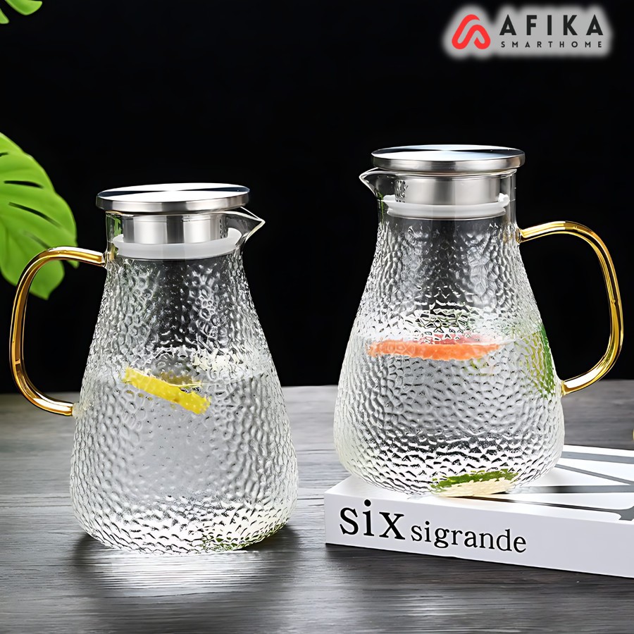 Jual Teko Pitcher Teh Chinese Teapot Borosilicate Glass 1500ml 1800ml | Shopee Indonesia