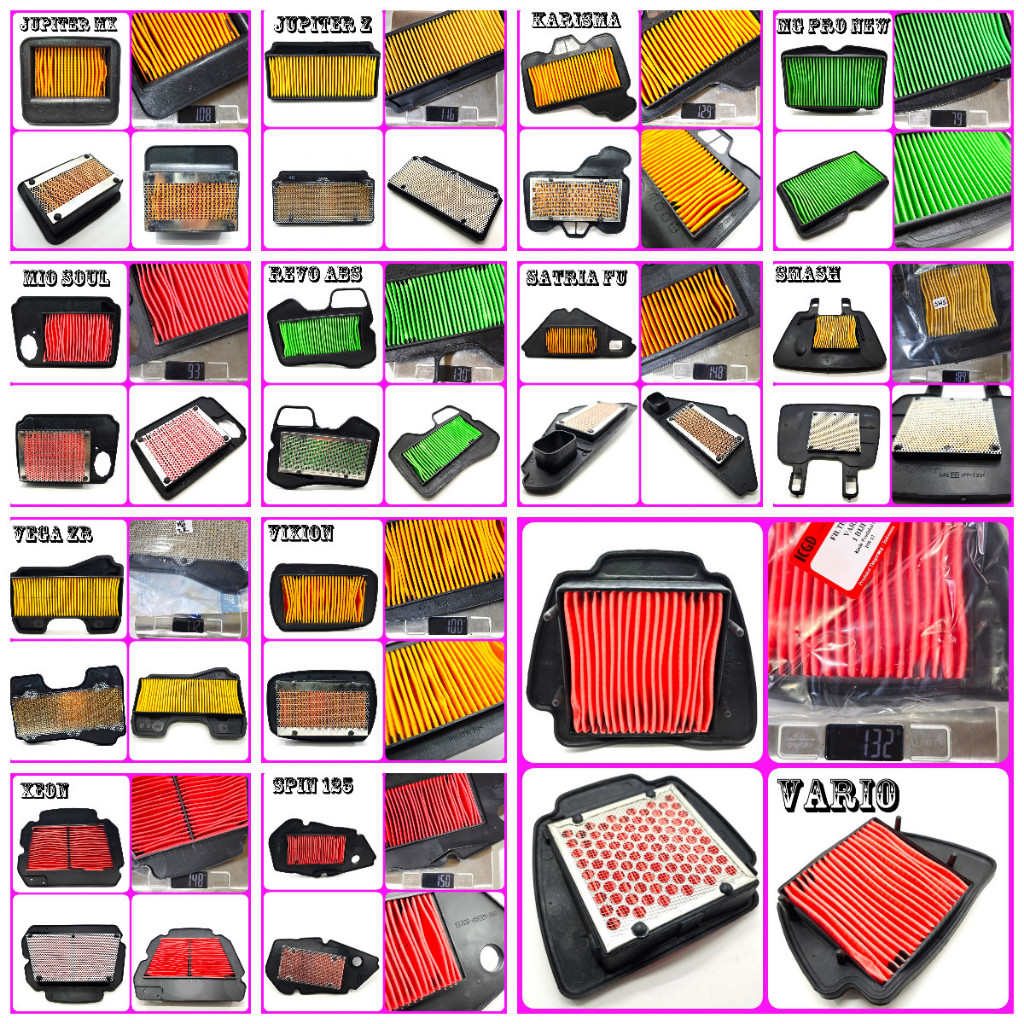 Jual FILTER UDARA saringan busa hawa air assy jupiter mx king z vega r ...