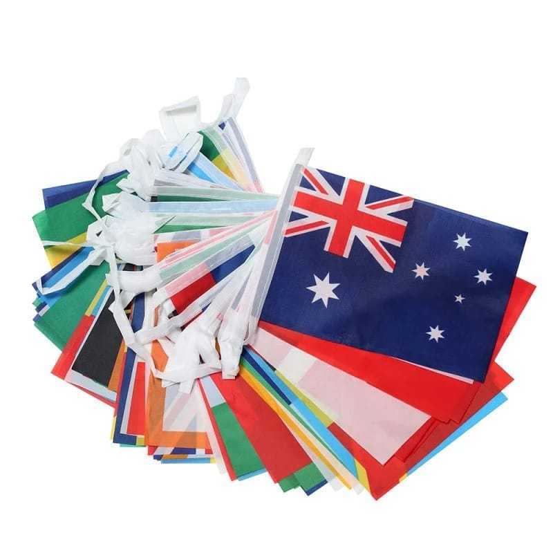 Jual Bendera 100 Negara/100pcs Country Flag/Bendera Negara Dunia ...