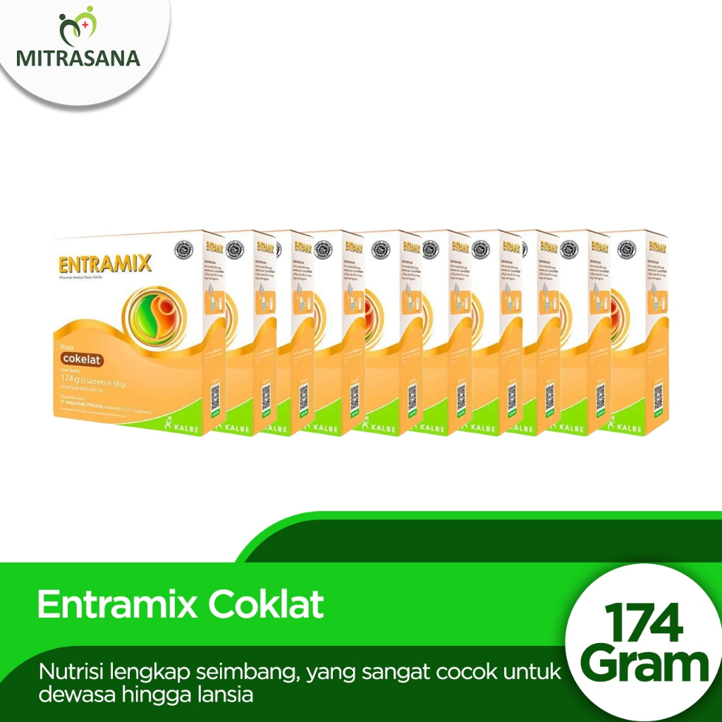 Jual Bundle 10 Box Entramix - Nutrisi Lengkap Dewasa | Shopee Indonesia
