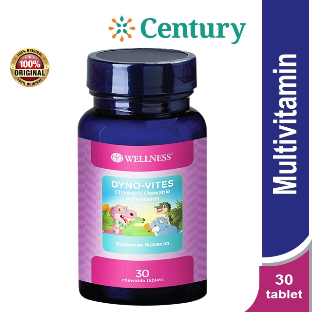 Jual Wellness Dyno-Vites Children Multivitamin 30 Tablet/Dyno Vites ...