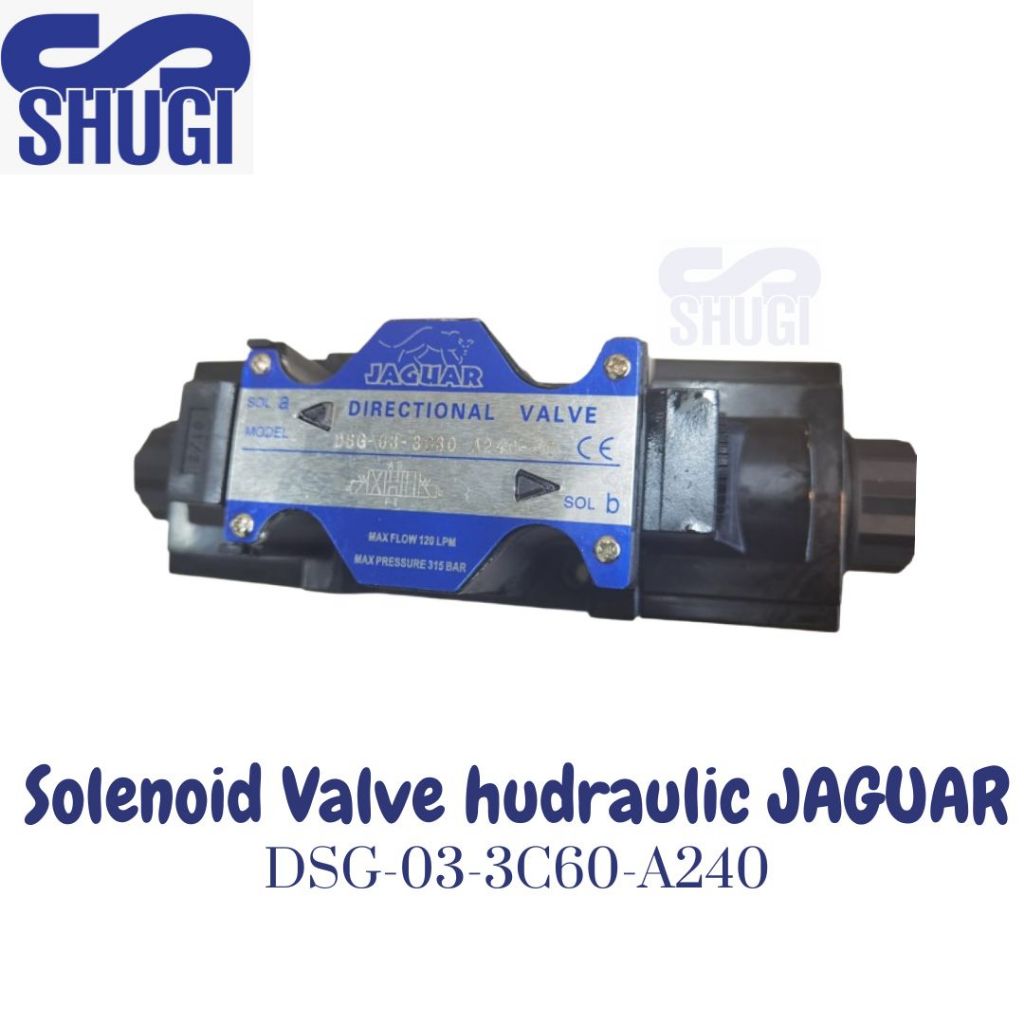 Jual Solenoid Valve Hydraulic JAGUAR DSG-03-3C60-A240 | Shopee Indonesia