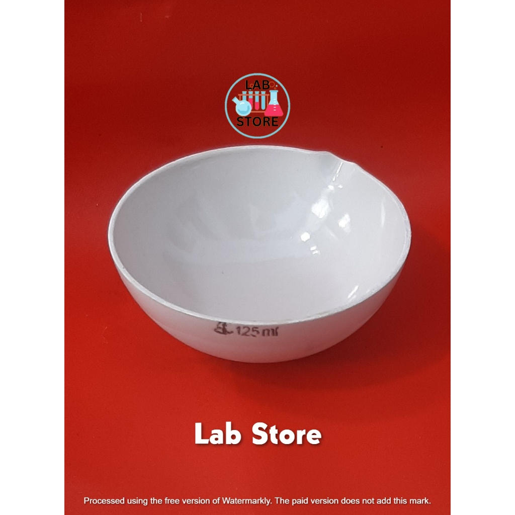 Jual Cawan Uap 125ml / Cawan Penguap 125ml / Cawan Porselin 125ml ...