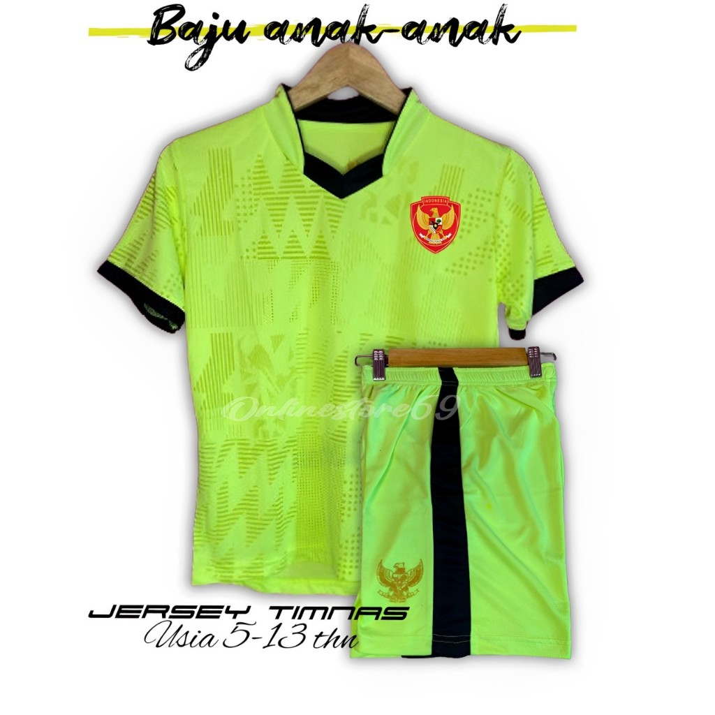 Jual KAOS TIMNAS ANAK INDONESIA / JERSEY TIMNAS ANAK LAKI-LAKI / BAJU ...