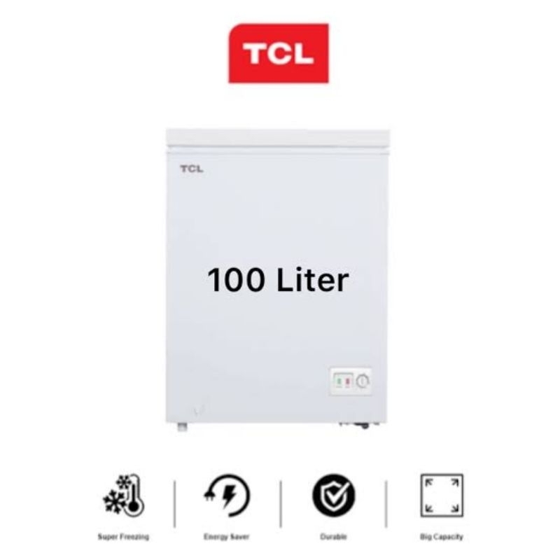 Jual TCL TCF-100ZID CHEST FREEZER 100 L TCF100 BOX FREEZER | Shopee ...