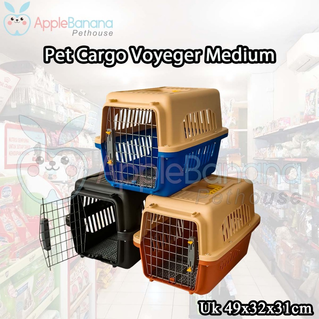 Jual Pet cargo Besar Kandang Kucing hewan Pet carrier termasuk Tray ...