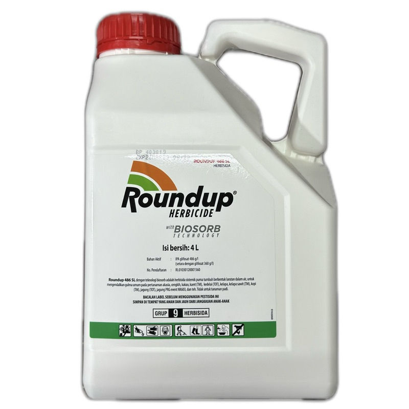 Jual Roundup Pembasmi Rumput Liar Sangat Efektif 4 Liter | Shopee Indonesia