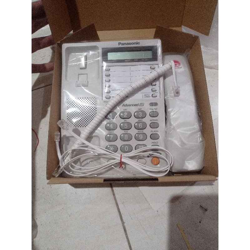 Jual PESAWAT TELEPON panasonic KX-T2375/Second Mulus + dus polos+ stiker | Shopee Indonesia