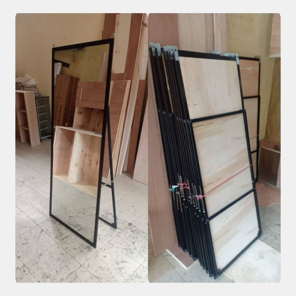 Jual Cermin Aesthetic Full Body 150 x 60 Frame Aluminium ( Gantung ...