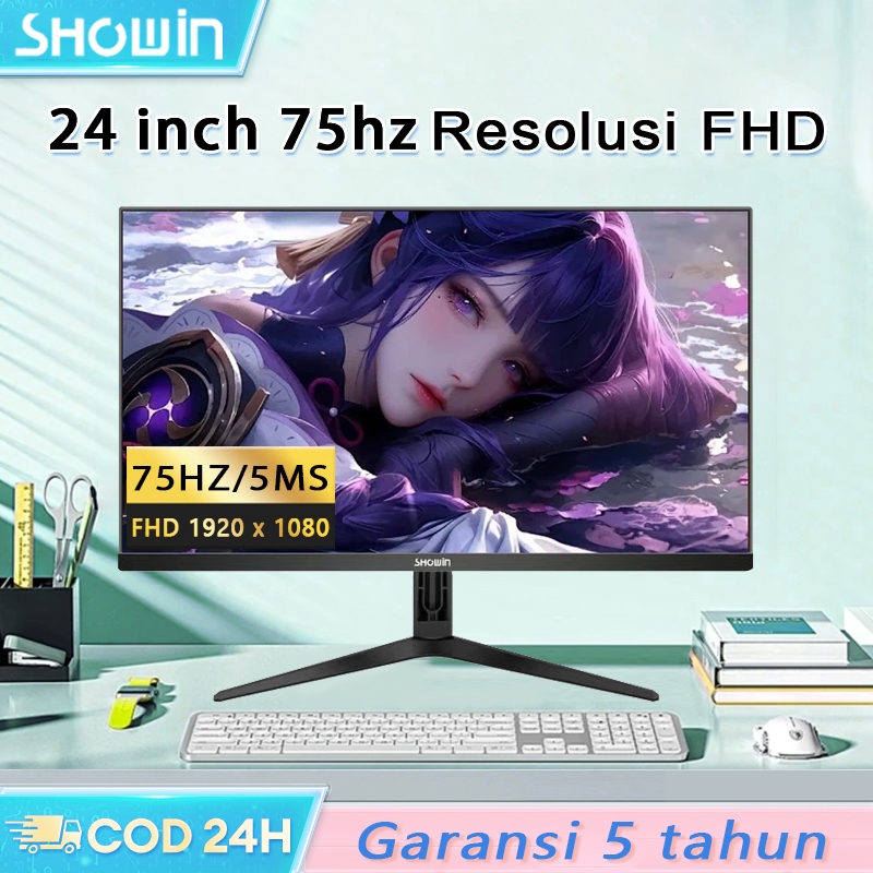 Jual SHOWIN Monitor LED 27 Inch, Tampilan Super Jernih, FHD, Panel IPS ...