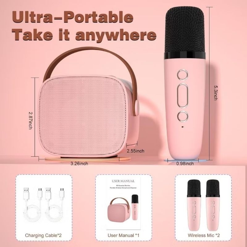 Jual Speaker Bluetooth mini karaoke wireless | Shopee Indonesia