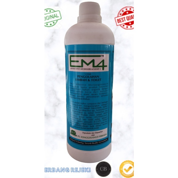 Jual EM4 (Effective Microorganisms-4) Untuk Pengolahan Limbah & Toilet ...