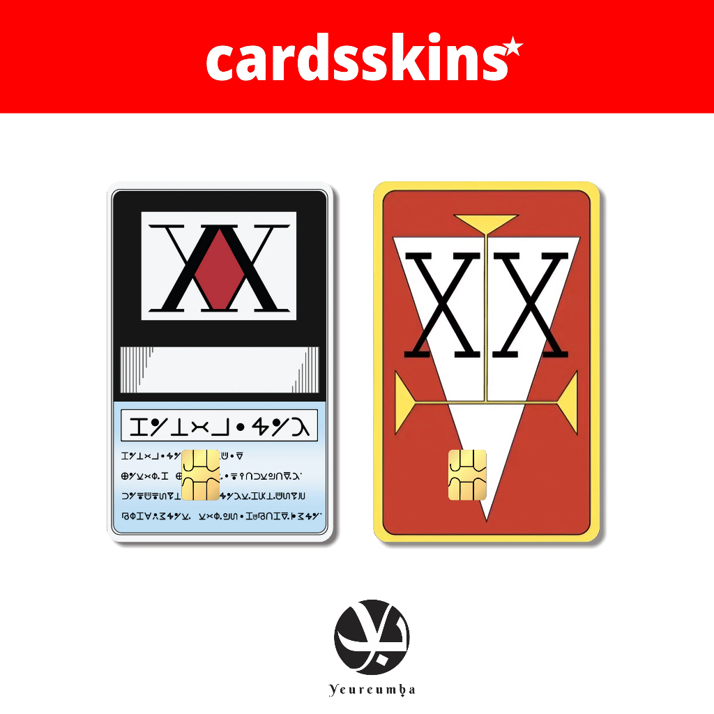 Jual Sticker Skin Card Hunter X Hunter License for ATM / Etoll / RFID ...