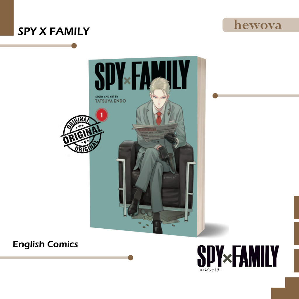 Jual Komik Spy x Family - Tatsuya Endo | English VIZ Media | Shopee Indonesia