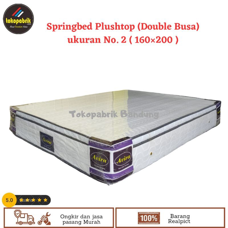 Jual Springbed Plustop Double Busa Ukuran 160x200 minimalis / Kasur ...