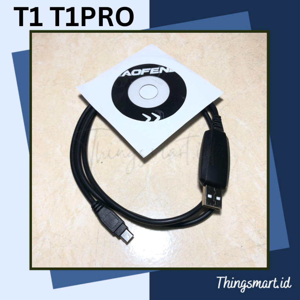 Jual T1 dan T1 Pro Kabel Data Programing HT Baofeng Satuan Pcs Spare ...