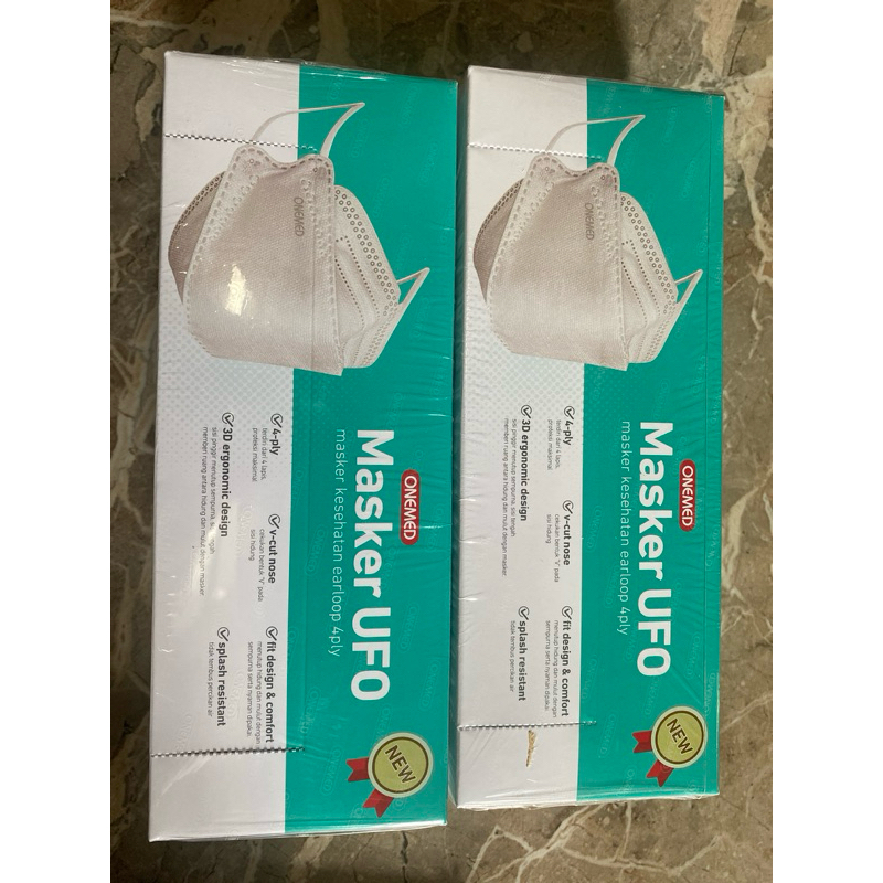 Jual masker UFO Onemed 3D Earloop 4 ply kf94 One med | Shopee Indonesia