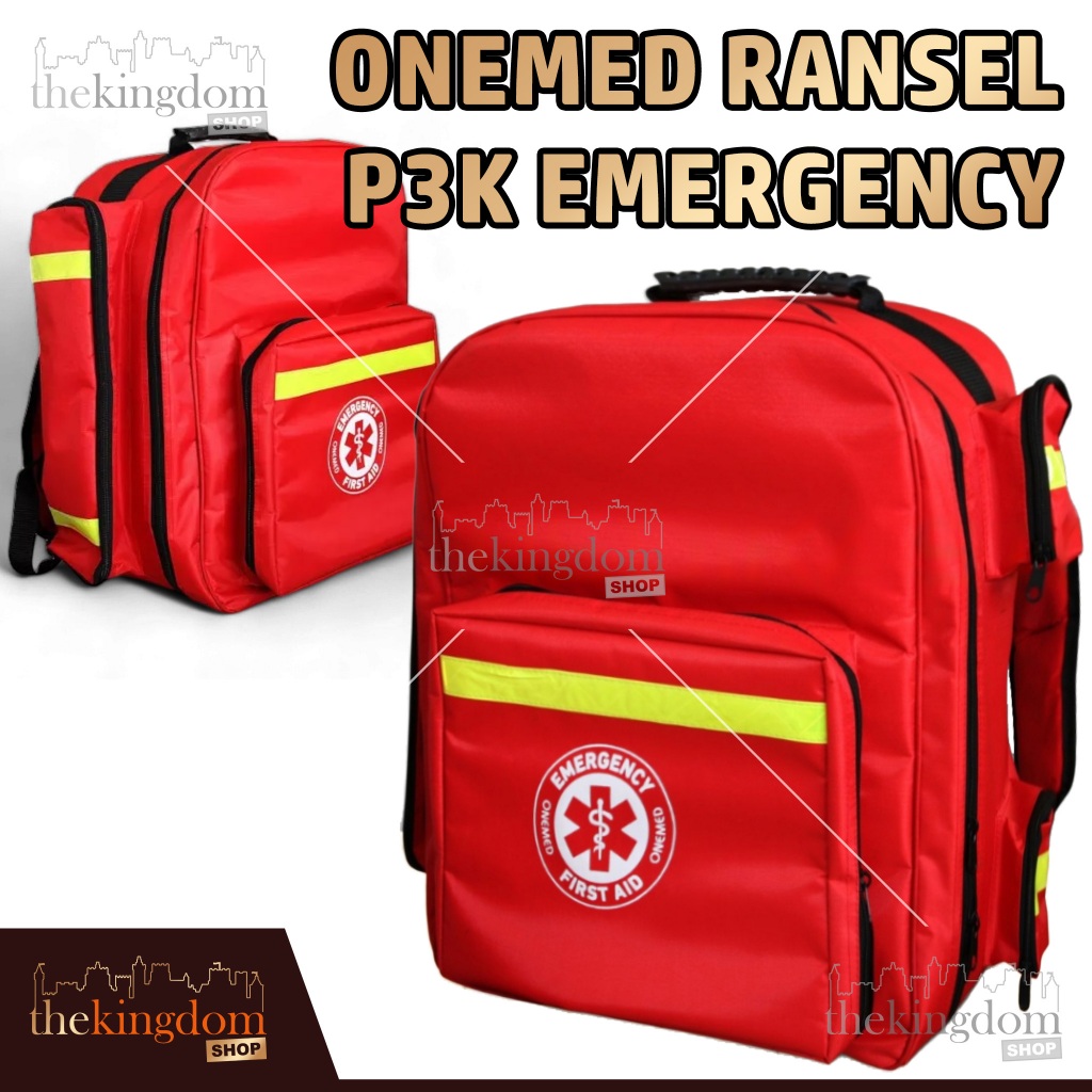 Jual Onemed Ransel P3K Emergency Bag First Aid Kit Tas Kotak Merah ...