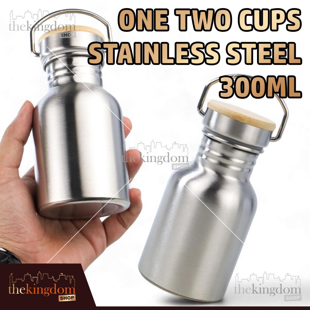 Jual One Two Cups Stainless Steel Tumbler 300ml Water Bottle Botol Minum Air Besi Mini Kecil ...