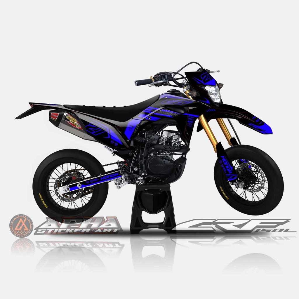 Jual DECAL CRF 150 L SUPERMOTO FULL BODY / STICKER DECAL CRF 150 L BISA ...