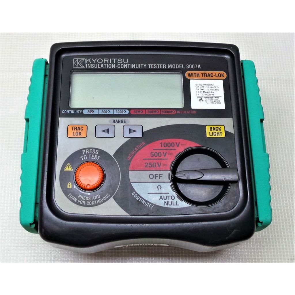 Jual Kyoritsu Insulation Megger Tester 3007A | Shopee Indonesia