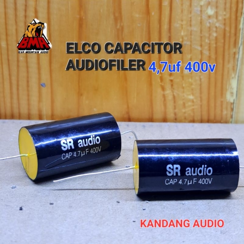 Jual ELCO CAPACITOR AUDIOFILER 4,7UF 400v SR AUDIO CAPACITOR AUDIOFILER 4,7UF 400V | Shopee ...