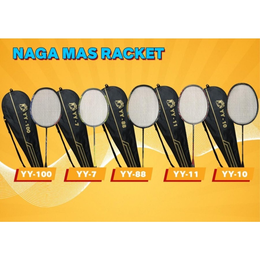 Jual RAKET BADMINTON SENAR YY NAGAMAS / JP POWER TERUSAN + TAS + SENAR ...