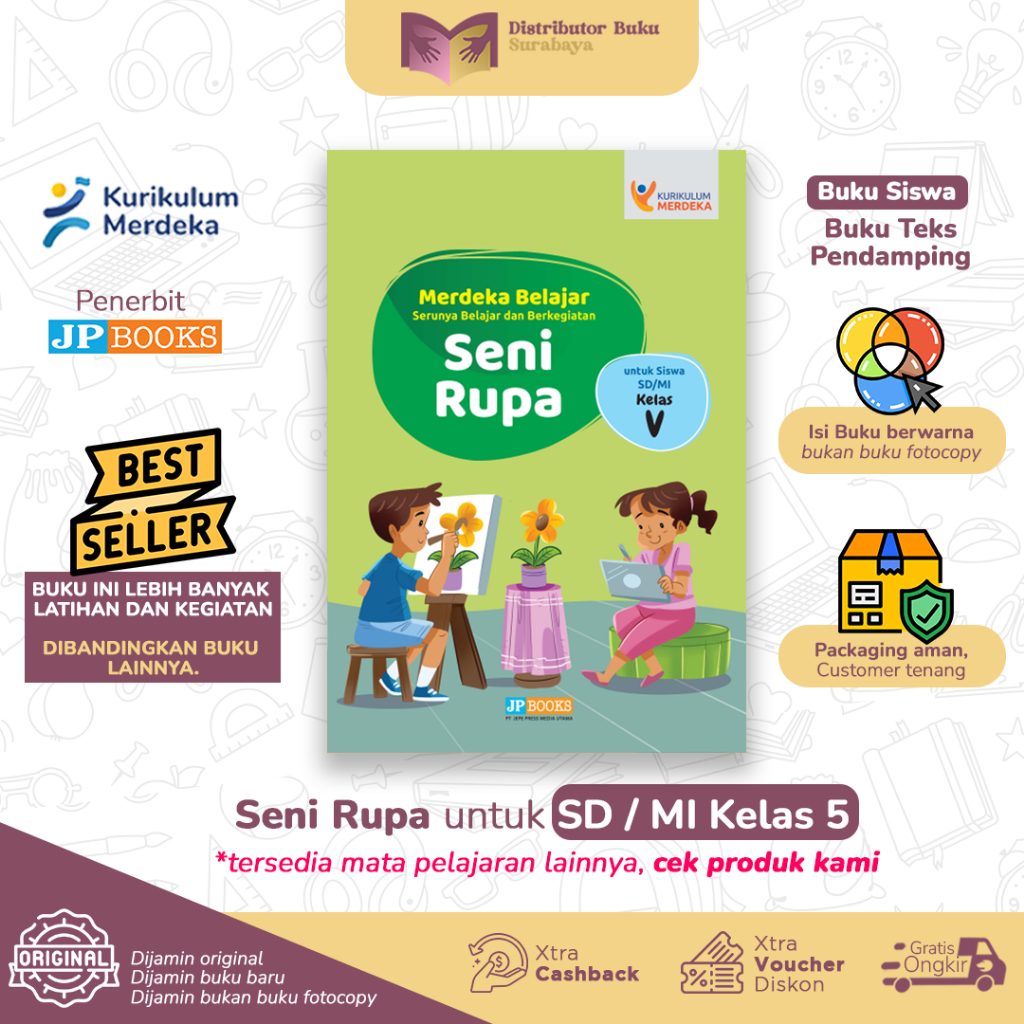 Jual Buku Teks Pendamping Siswa Pengayaan Seni Rupa Sd Kelas 5 ...